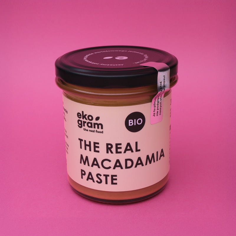 Organic Macadamia Nut Paste 100% - 300g - Ekogram